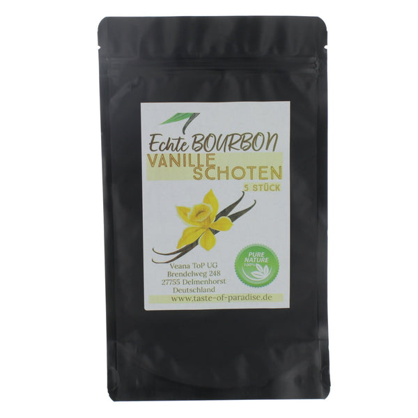 Echte Bourbon Vanilleschoten aus Madagascar - 5 Stk. Premium Gourmet ...